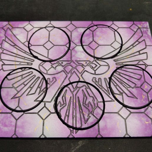 💜 Sisters of Battle Order of the Valorous Heart display bases and ...