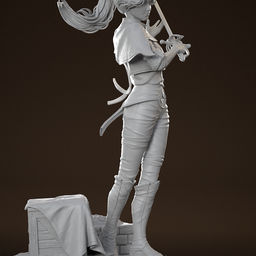 ♀️ Maelle - Expedition 33 Game Figure for 3D Printing・ 3D File for 3D ...