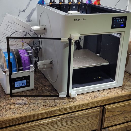🚪 180° SNAPMAKER U1 DOOR HINGE MOD・3D Print with the Snapmaker U1 3D ...