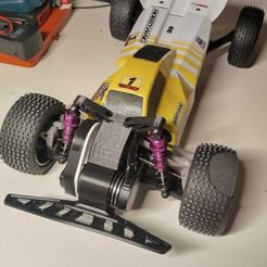 3D print Badger - 1/10 scale Front Wheel Drive RC Buggy • made with ...