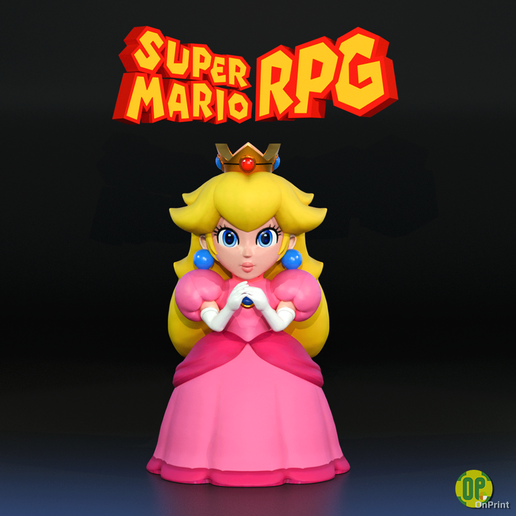 👸 "PRINCESS PEACH - Super Mario RPG Remake -・Free 3D File for 3D ...