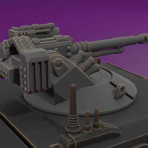 🔫 Remote Weapon Station (RTS-02A)・Free STL File for 3D printing・Cults