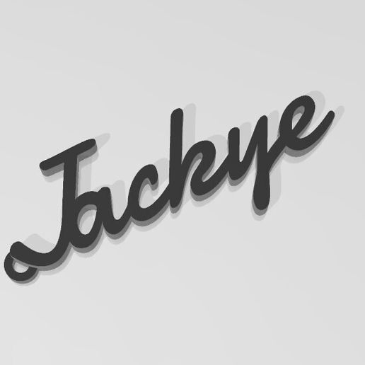 👩 Jackye・ STL File for 3D printing・Cults