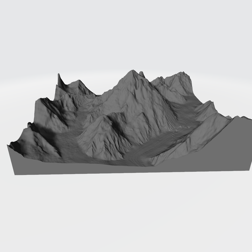 🗻 K2 ( China/Pakistan) - 3D Map・ STL File for 3D printing・Cults
