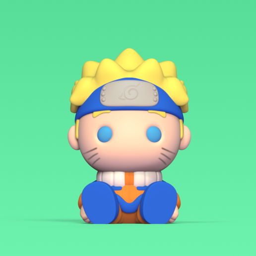 👦 Cute Naruto・Free 3D File for ・Cults