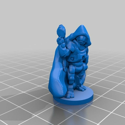 🤖 Klaxtu the Recluse (18mm scale)・Free STL File for ・Cults