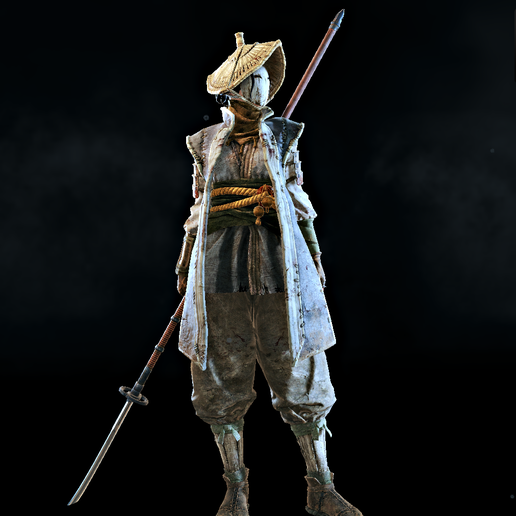 🗡️ For Honor - Samurai- Nobushi.・ OBJ File for 3D printing・Cults