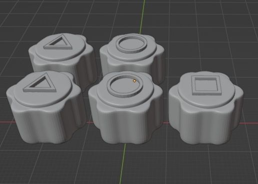 Free STL file gonggi with nut 🔩 ・Template to download and 3D print・Cults