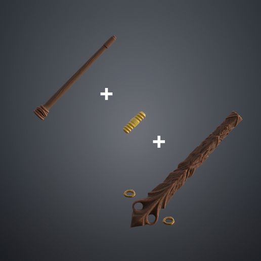 3D file Rionach Steward wand 🪄 ・3D printer design to download・Cults