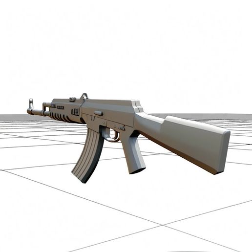 🔫 Tactical Assault Rifle 3D Model STL Printable・ STL File for 3D ...