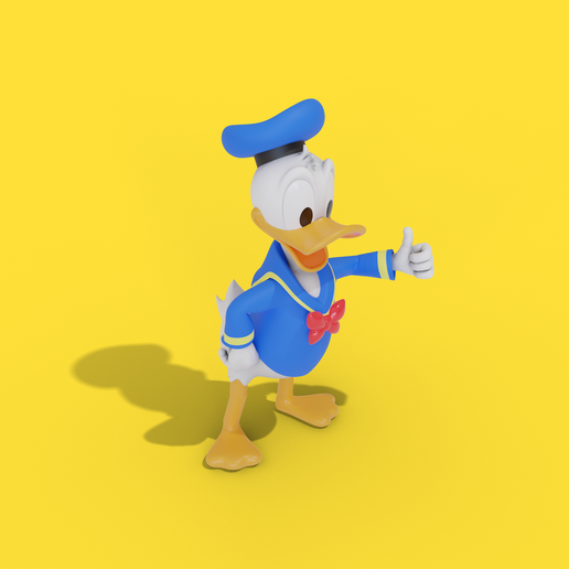 STL file Donald Duck 🦆 (OBJ)・3D printer design to download・Cults