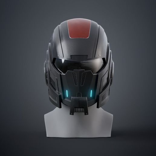 🪖 N7 Helmet - Mass Effect・ 3D File for 3D printing・Cults