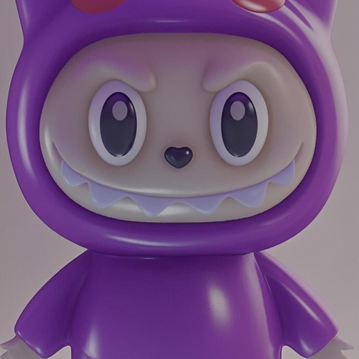 🐉 Labubu x Gengar・ STL File for 3D printing・Cults