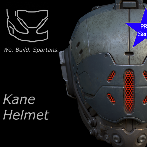 🪖 Pro Series Kane Helmet 3d print file・ 3D File for 3D printing・Cults