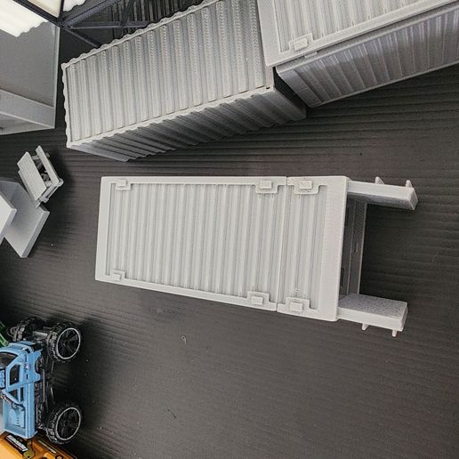 🔝 stackable 20 ft Container with open top and working door・Free STL ...