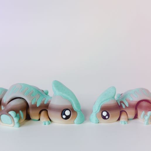 🦖 Parasaur Flexi・ 3D File for 3D printing・Cults