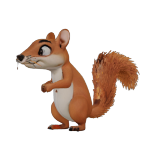 STL file Cartoon Squirrel 🐉 ・3D printing model to download・Cults