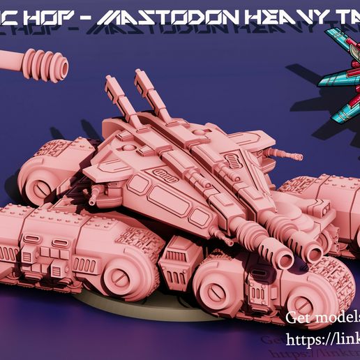 🦣 LIC - Mastodon Superheavy・ 3D File for ・Cults