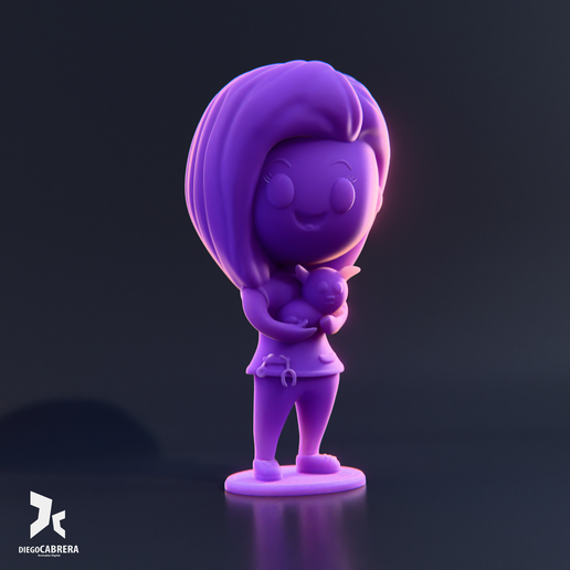 STL file Lovely veterinarian 👫 ・Model to download and 3D print・Cults
