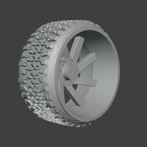 🚐 Freebie wide wheels for scale models・Free STL File for 3D printing・Cults