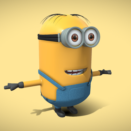 👹 Cartoon character - Minions Kevin・ STL File for ・Cults