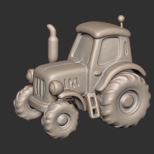 🚜 Tractor・ STL File for 3D printing・Cults