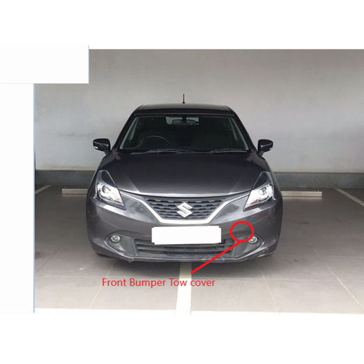 👽 Suzuki Baleno 2018 Front Bumper tow cover・ STL File for ・Cults