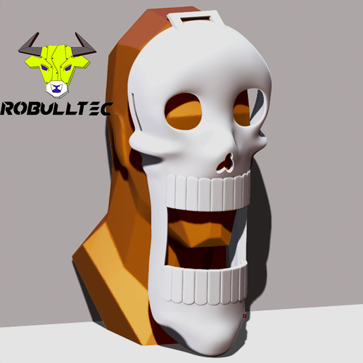 🎃 Brook Mask - One Piece | Brook Mask・ STL File for ・Cults
