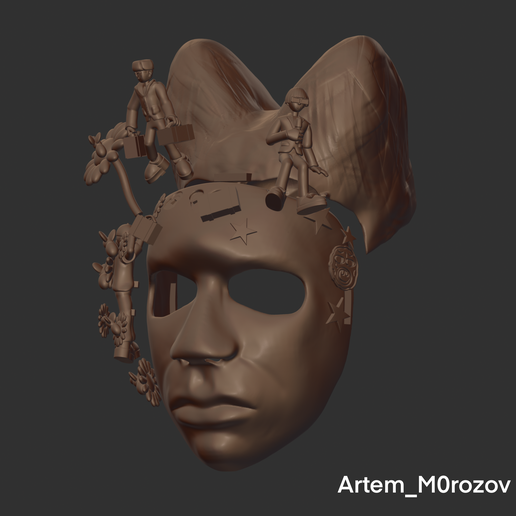 🎨 Chromakopia Mask X Tyler, the Creator Eras・ 3D File for 3D printing・Cults