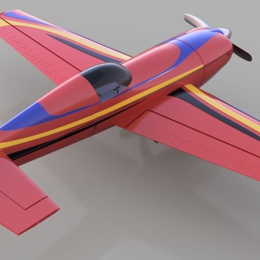 🛩️ Extra 300 3D printable RC Airplane・Free 3D File for 3D printing・Cults