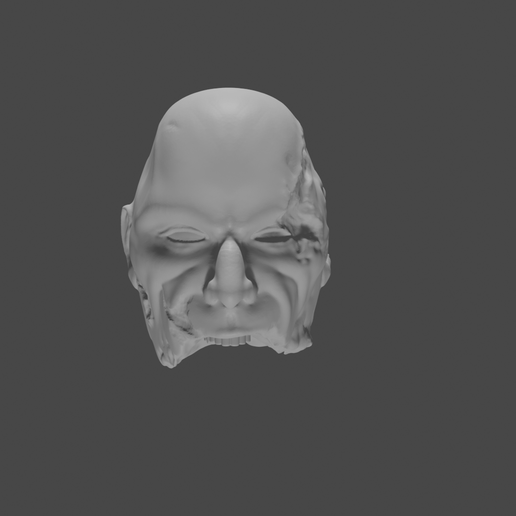 STL file Jawless Zombie Action Figure Head Sculpt 🧟 ・3D printing ...