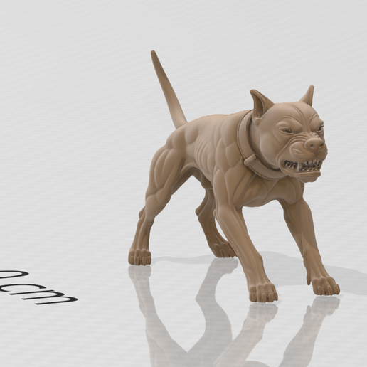 🐂 Pack Set of 8 American Pit Bull Terrier (APBT) Dogs - Scale 1/64・ STL ...