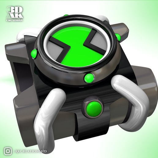 🎭 Ben 10 Omnitrix - Classic Version 3d Print Model・ 3D File for 3D ...