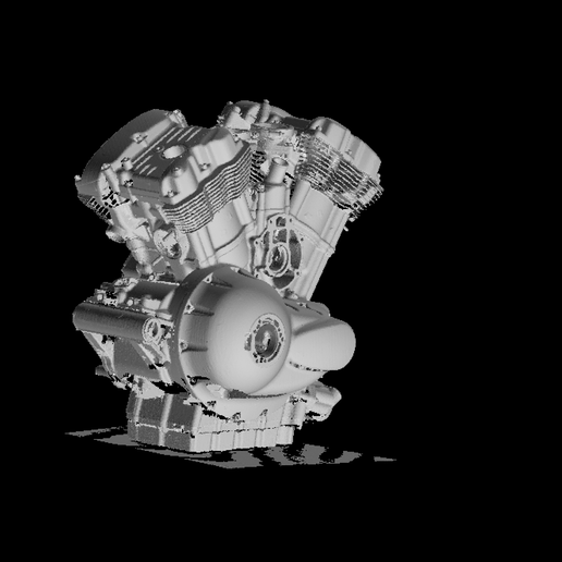 🩻 3D SCAN DATA Harley Davidson V-Rod VRSC Engine・ STL File for 3D ...