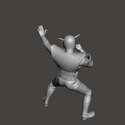 🎨 FAN ART SUPER INFRA-MAN 1975 FIGHT POSE・ OBJ File for 3D printing・Cults