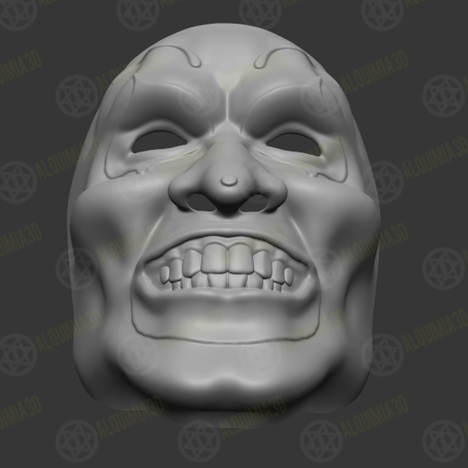 🎨 ART THE CLOWN MASK・ OBJ File for 3D printing・Cults