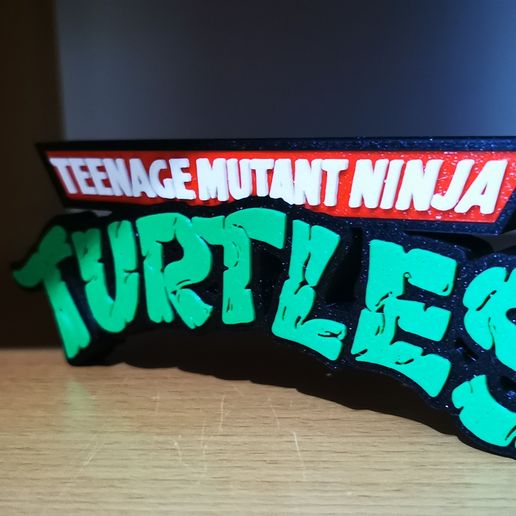🥷 TMNT 3D Sign - Teenage Mutant Ninja Turtles・Free STEP File for 3D ...