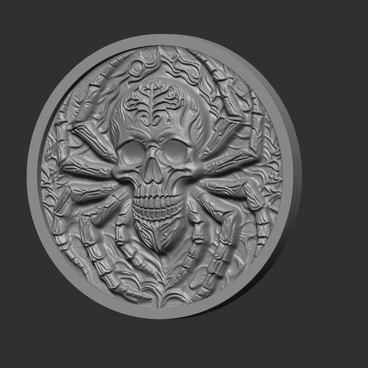 🕷️ spider skull cnc model・ STL File for 3D printing and CNC machining ...