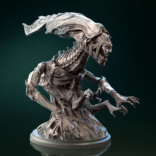 👽 Alien Queen・ 3D File for 3D printing・Cults