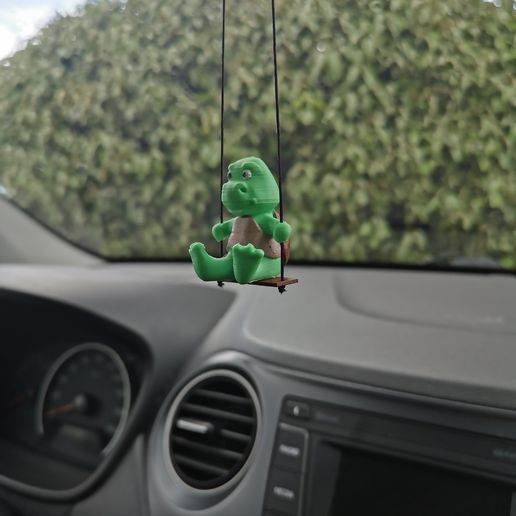 🐢 cute turtle on swing・ STL File for 3D printing・Cults