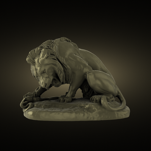 🦁 Lion・Free STL File for ・Cults