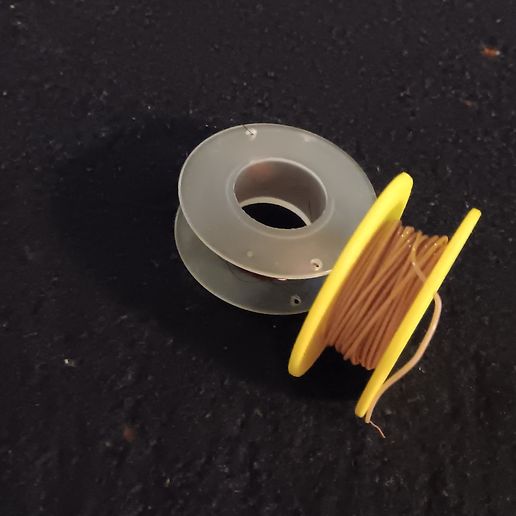 🧞‍♂️ 3D Prnitable Electrical Wire Spools with Wall Mount・ STL File for ...
