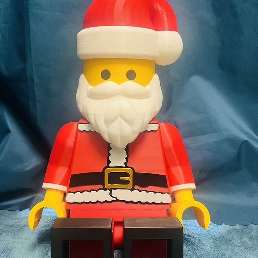 🧱 10:1 Jumbo Brick Santa Claus for Christmas Decorations Xmas Santa ...