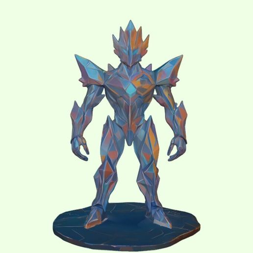 🦸 Krystalin, Shardborn of the Astral Vault・Free STL File for 3D ...