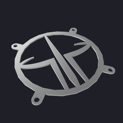 ☣️ biohazard PC Fan Cover 3D MODEL・ 3D File for 3D printing・Cults