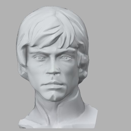 👤 Luke Skywalker Bust - Star Wars・ STL File for 3D printing・Cults