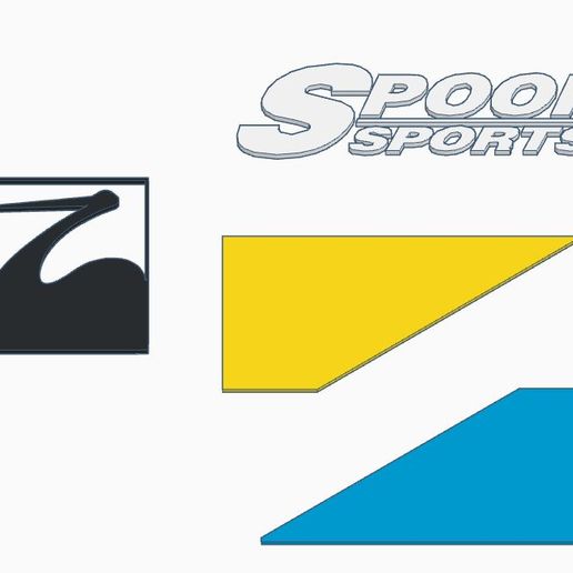 STL file Spoon Sports Logo 🥄 ・3D printer model to download・Cults