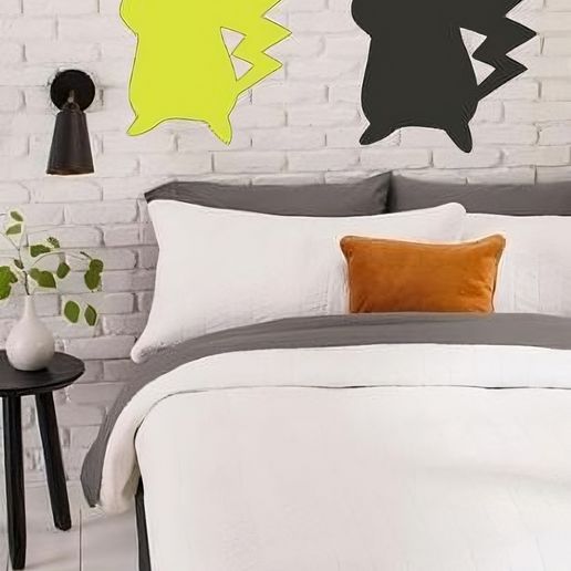 STL file Pikachu Wall ART 🎨 ・3D printing template to download・Cults