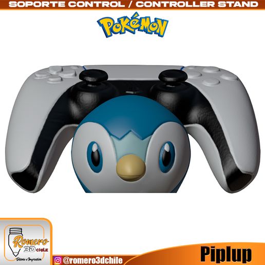 🐉 Piplup / Pokemon Control Support・ STL File for 3D printing・Cults