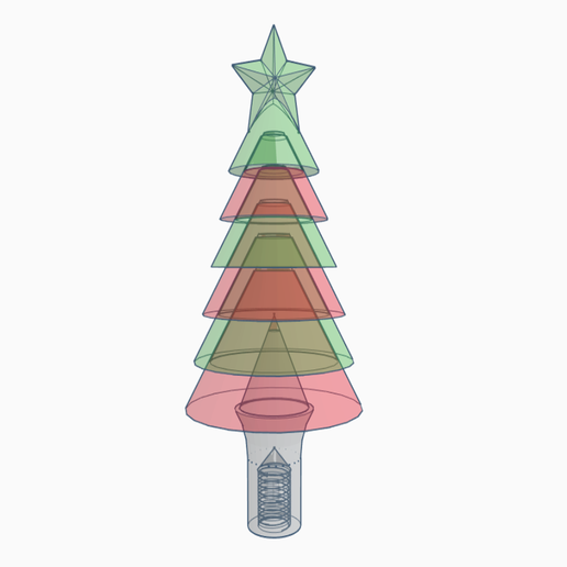 🎄 Christmas Tree Tap Handle・Free 3D File for ・Cults